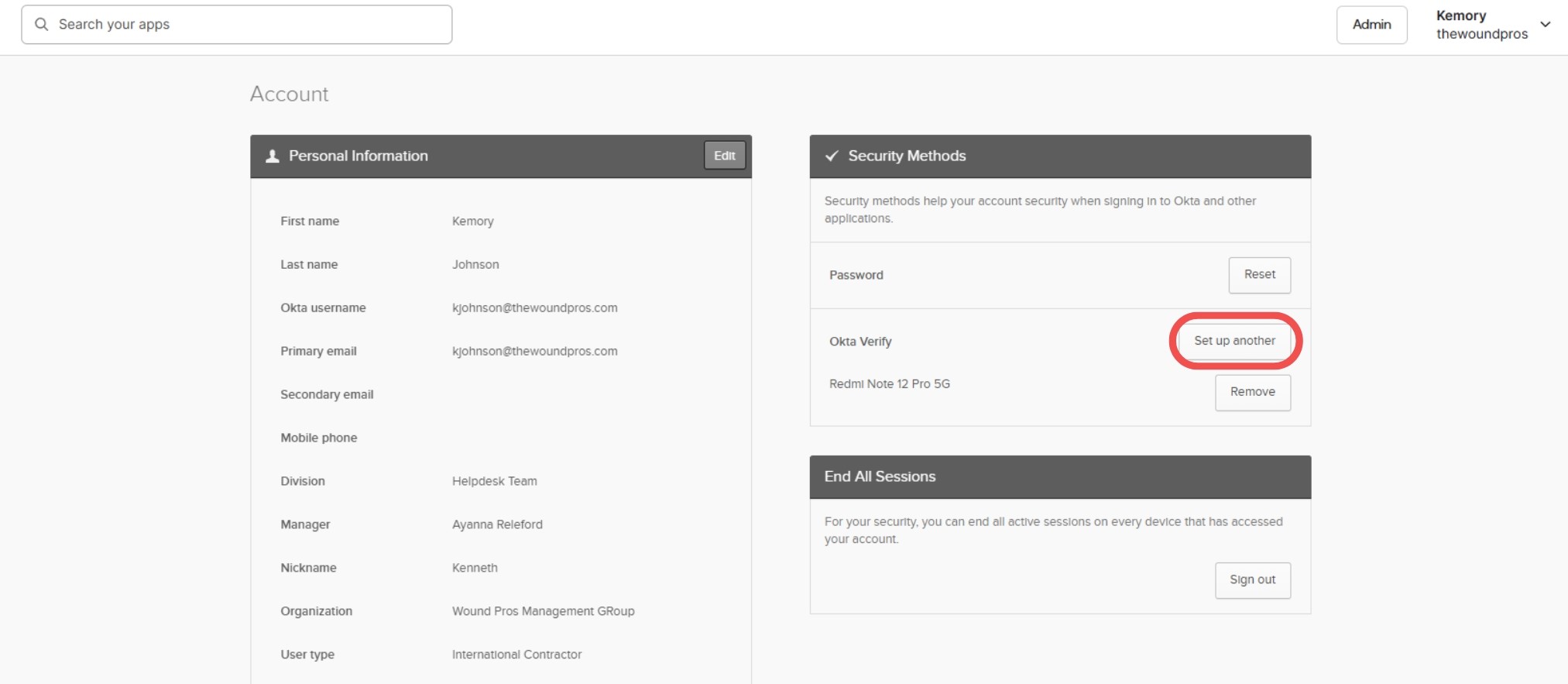 How to Set Up Okta Verify – Wound Pros
